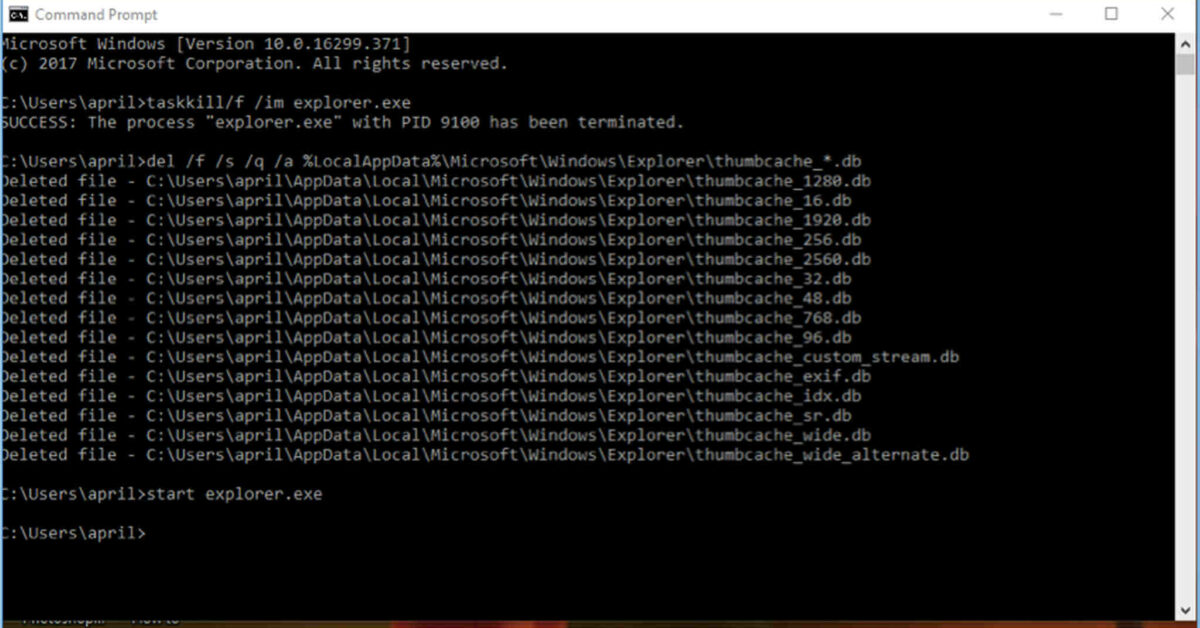 Fixing Thumbnails Issues on Windows 10/11