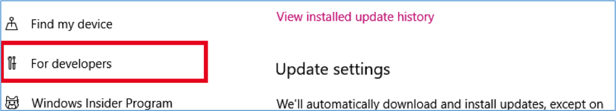 Windows 10 Developer Mode - Windows Developer Mode