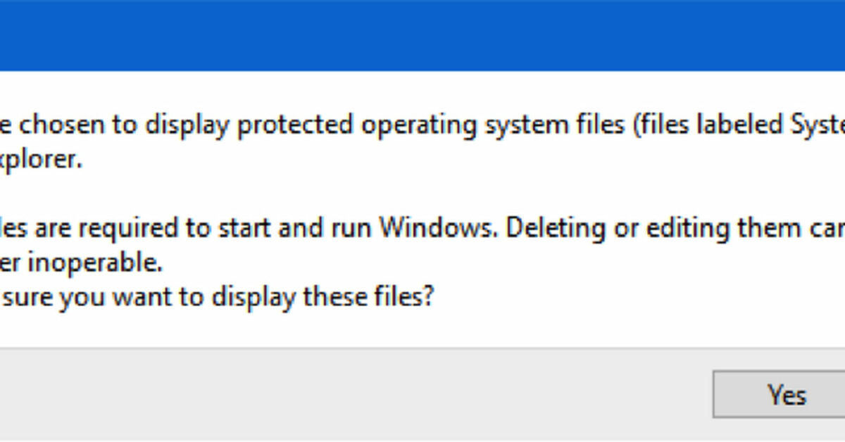 Windows System Files: A Basic Overview